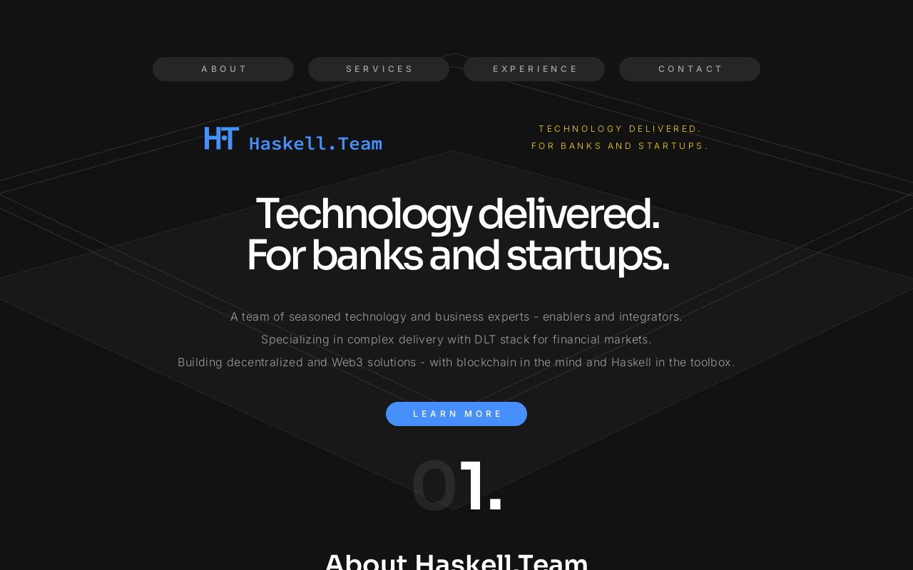 Haskell.Team - Haskell, Plutus and DAML programming services